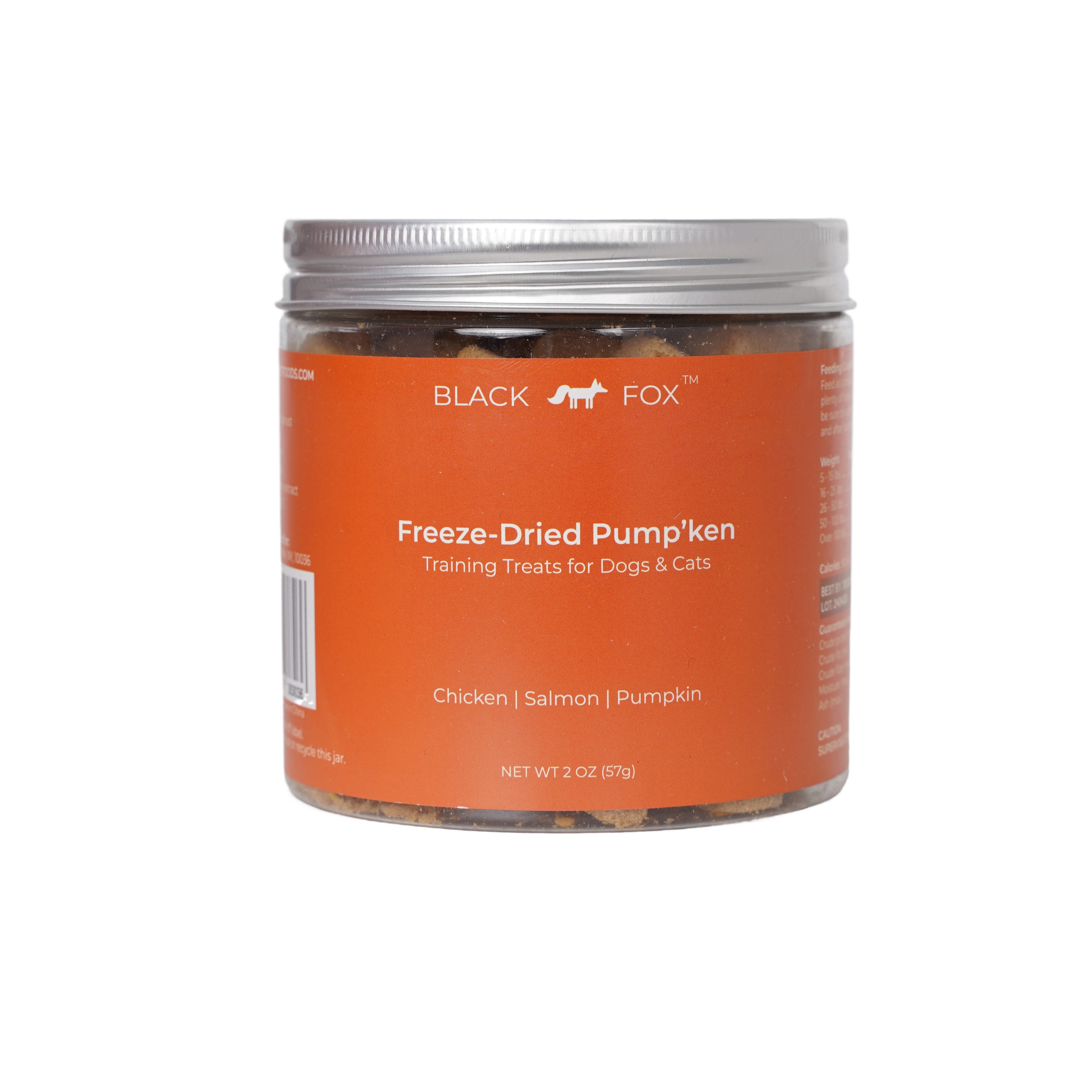 Freeze-Dried Pump'ken Dog Treats | Cat Treats | 2oz Chicken Pumpkin ...